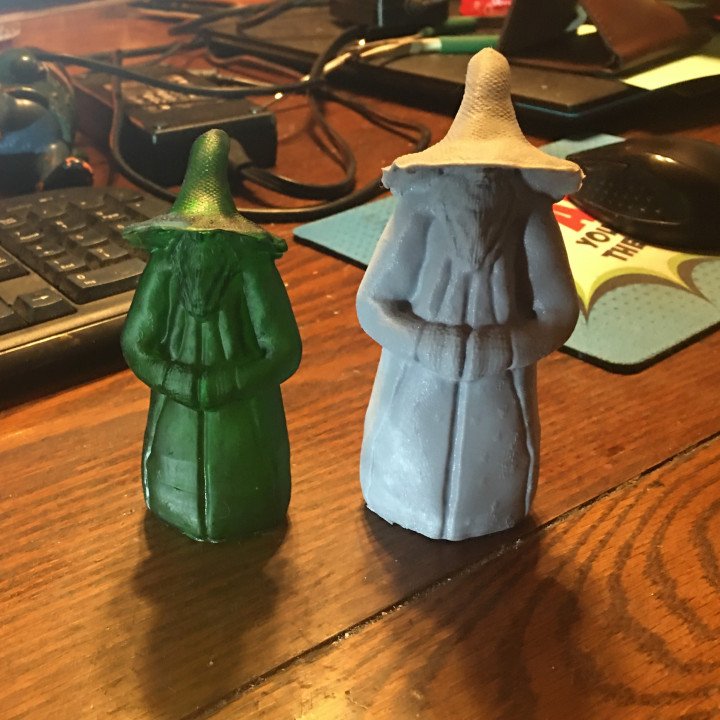 3D Printable Green Wizard by ArcLight3d