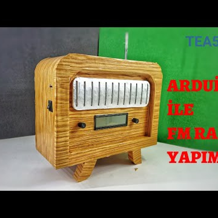 3d Printable Fm Radio Arduino Tea5767 By İpucu