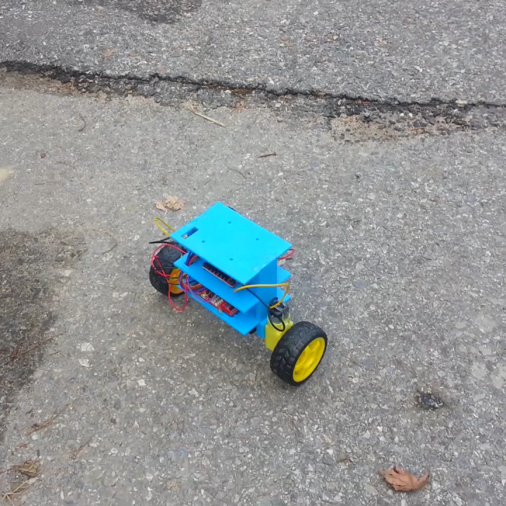 3D Printable Making a Self Balancing 2WD Robot Car by GIL'S LAB길스랩