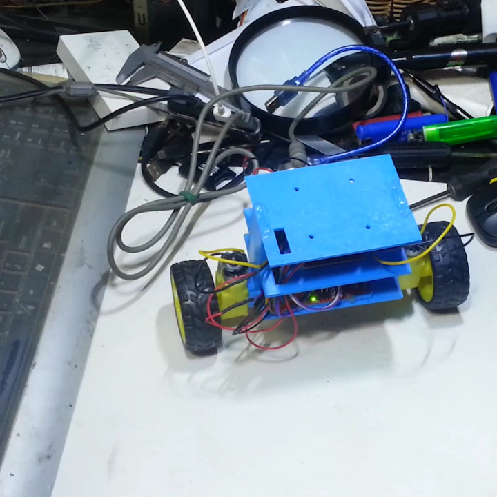3D Printable Making a Self Balancing 2WD Robot Car by GIL'S LAB길스랩