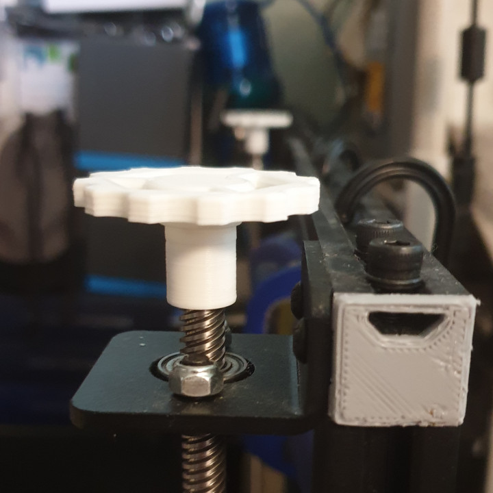 3D Printable 5mm Lead Screw Cap by Tuan Le