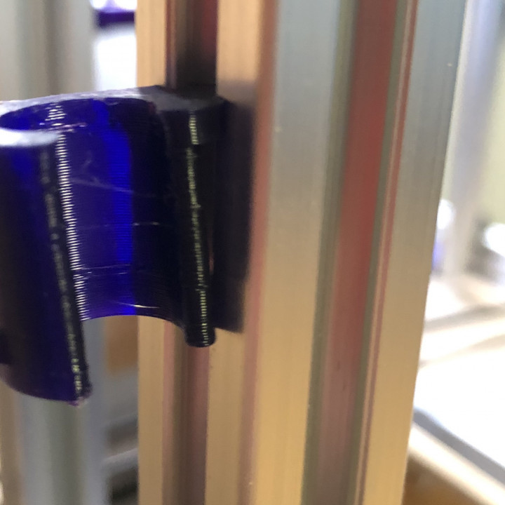 3D Printable Clip in Wire Management by thom lamourine