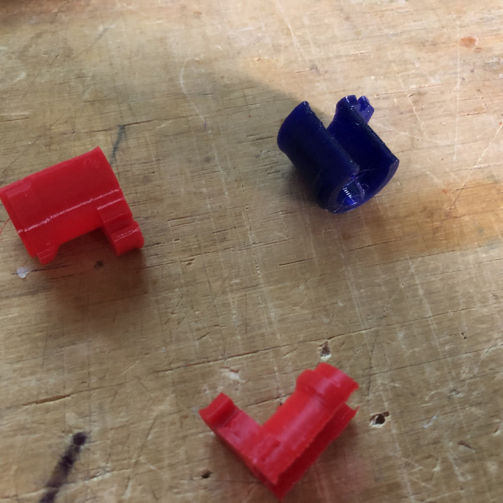 3D Printable Clip in Wire Management by thom lamourine