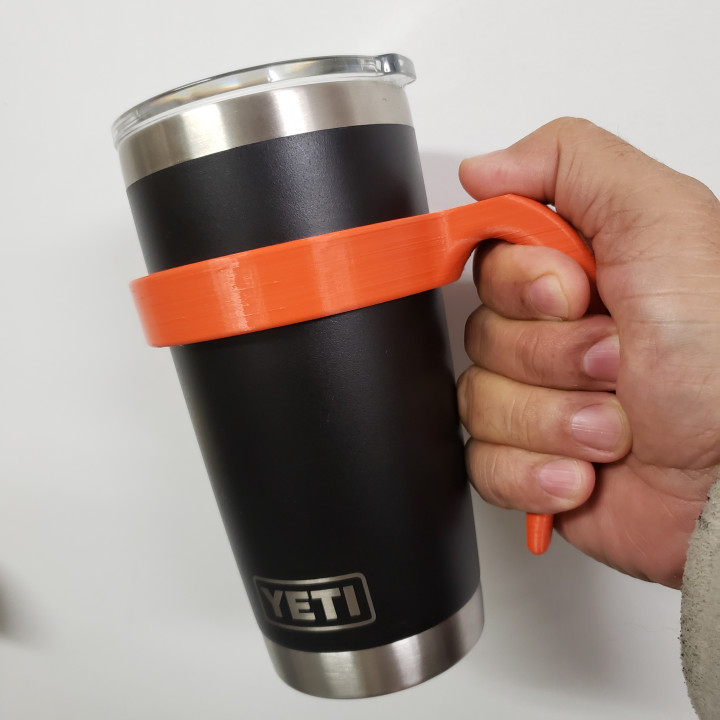 3D Printable YETI 20oz Rambler Handle by Bharat Mistry
