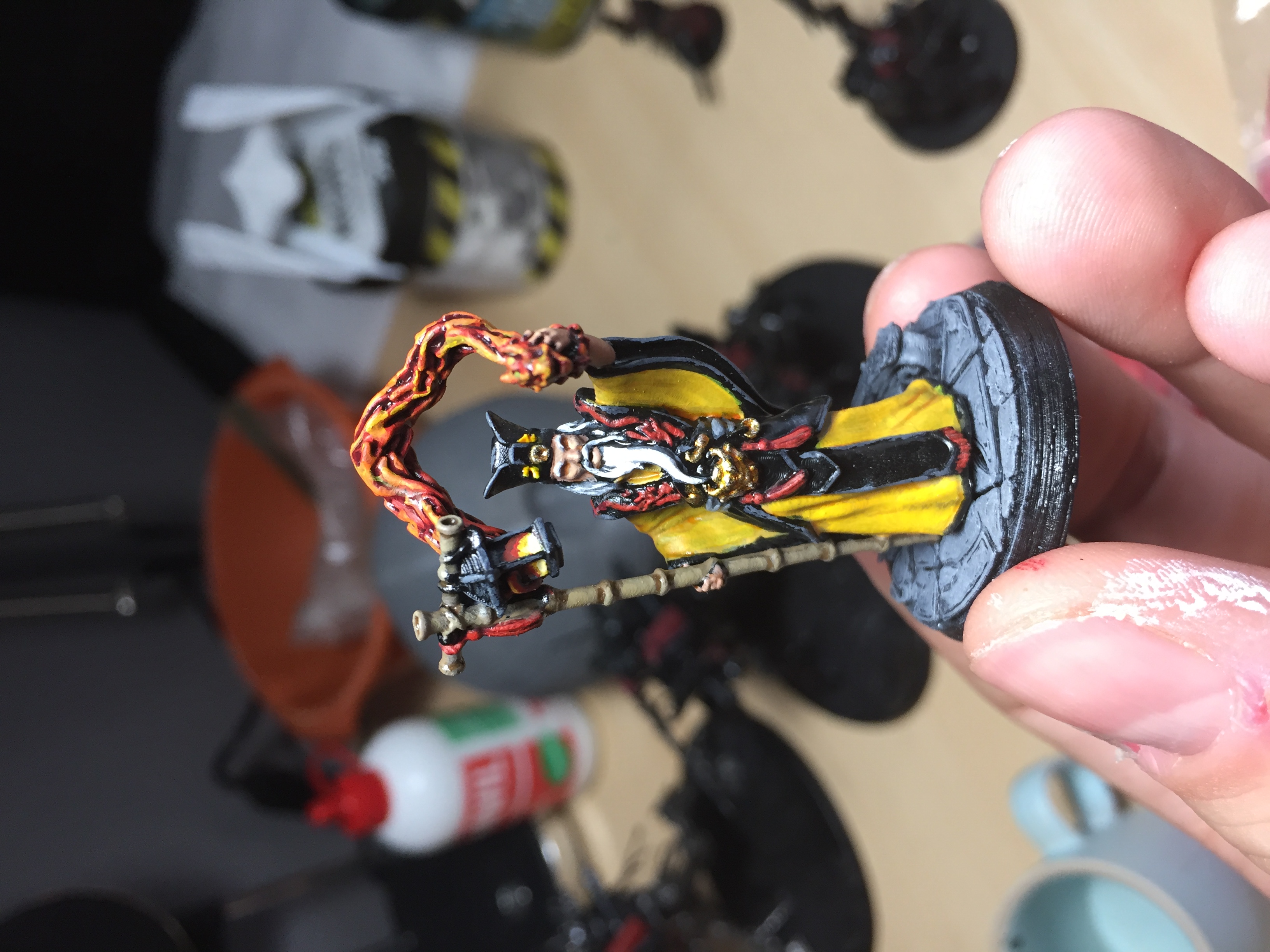 3D Printable Senin Hi - Fire Mage - Dragon Empire - Titan Forge ...