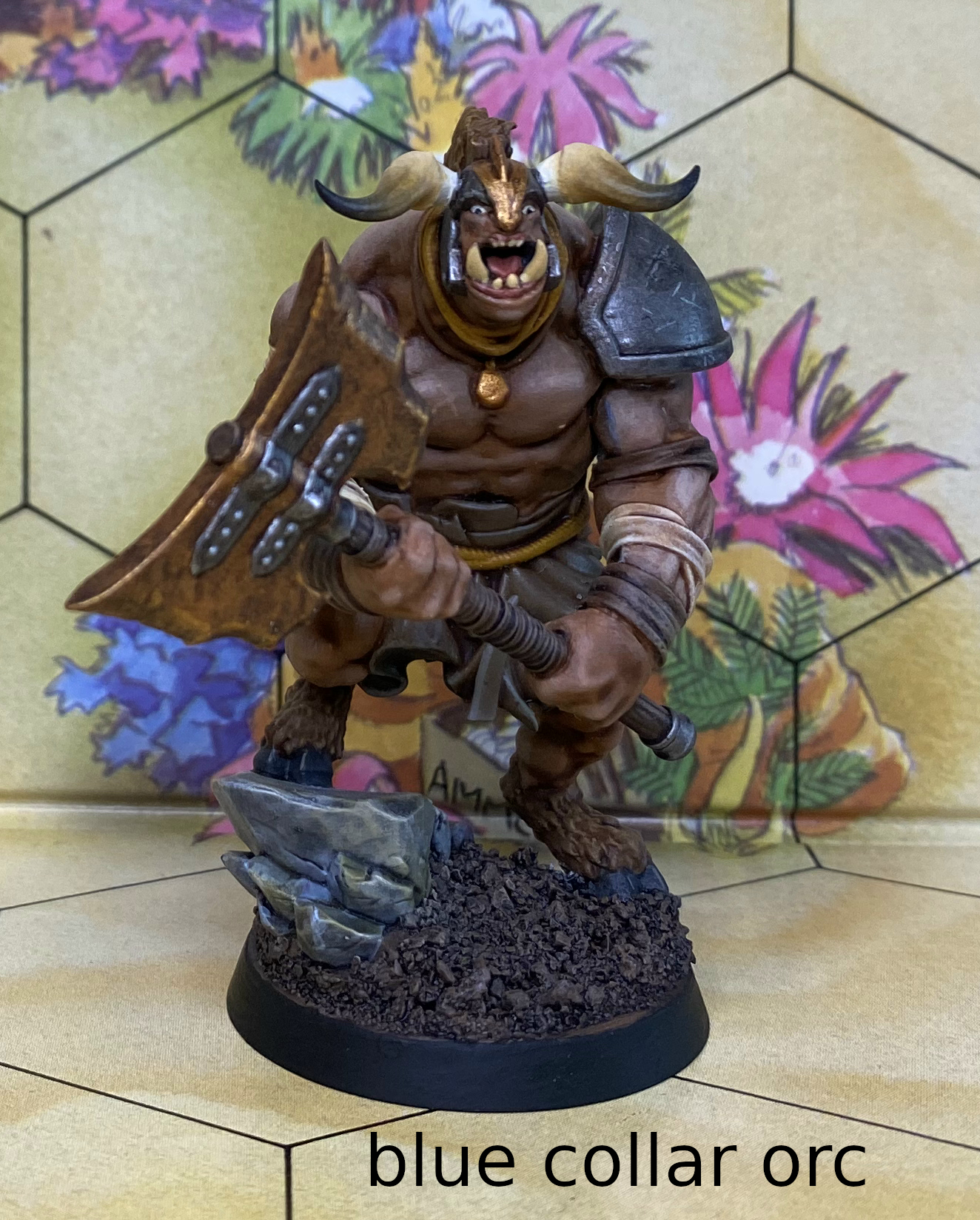 3D Printable Hulk Minotaur Hero by Leonardo Escovar