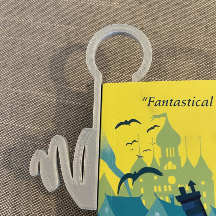 3D Printable Neat Gogo Bookmark by Rob Arnold