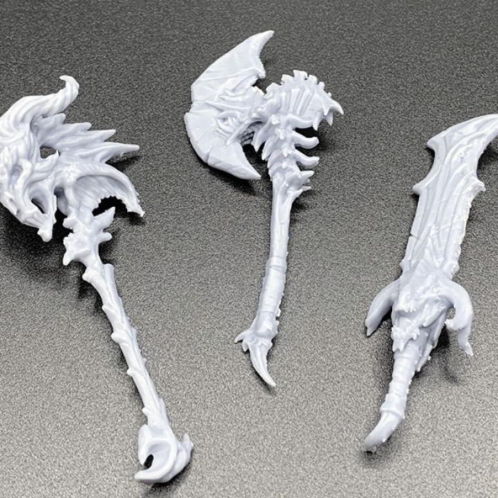 3D Printable Fantasy weapon pack #1 by Mini Monster Mayhem