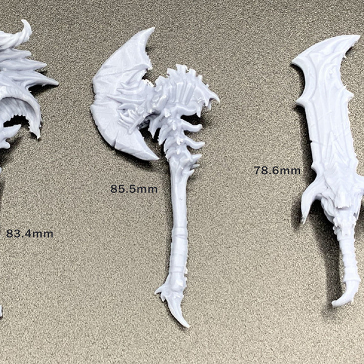 3D Printable Fantasy weapon pack #1 by Mini Monster Mayhem