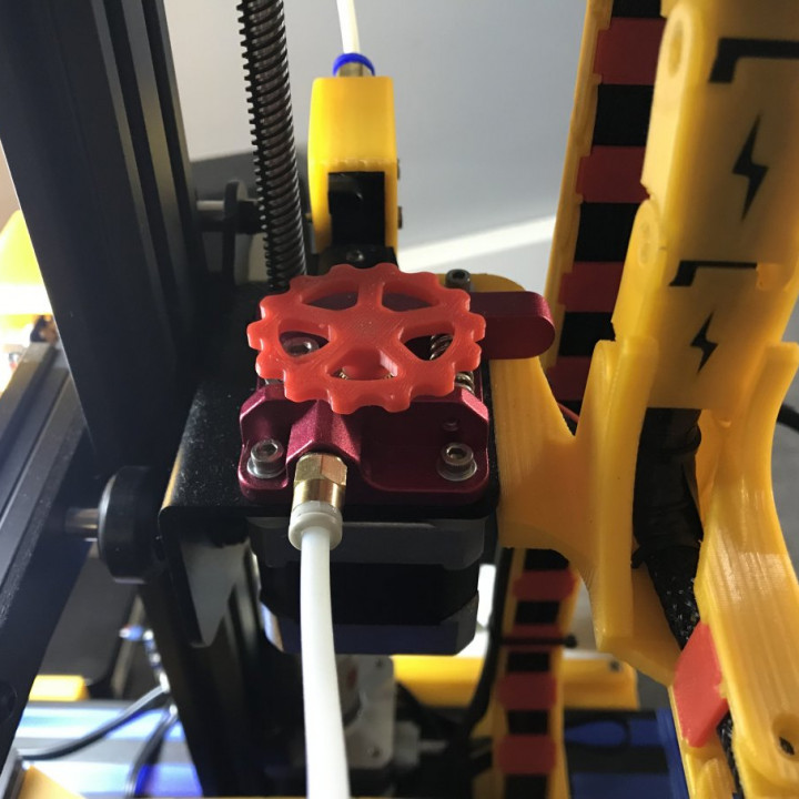 3D Printable Vertical Cable Chain for Geeetech A10 by CANAVESE DANIEL