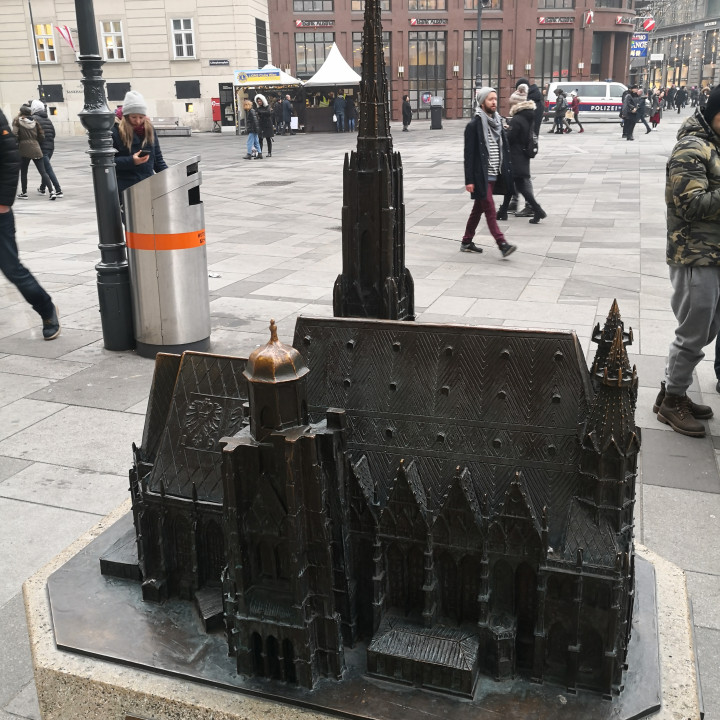3D Printable Model of the St. Stephen's Cathedral in Vienna by Pablo ...
