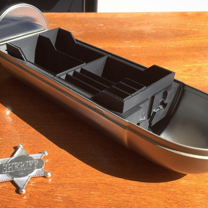 3D Printable BANG The Bullet - Expansion Holder for Tin Box by Jon Cleaver