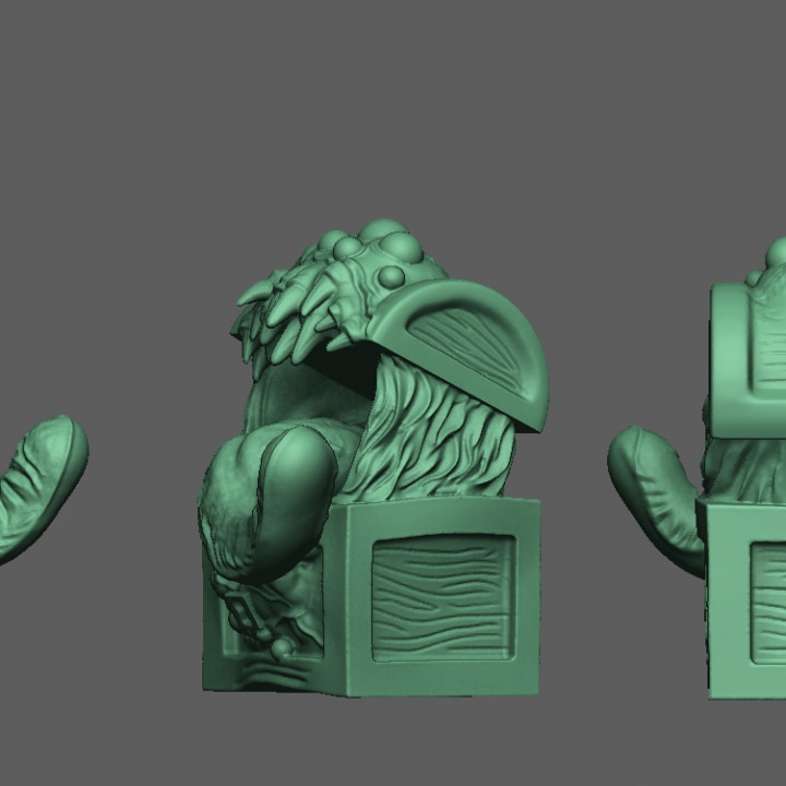 3D Printable Treasure Mimic by Fabio Rizzo