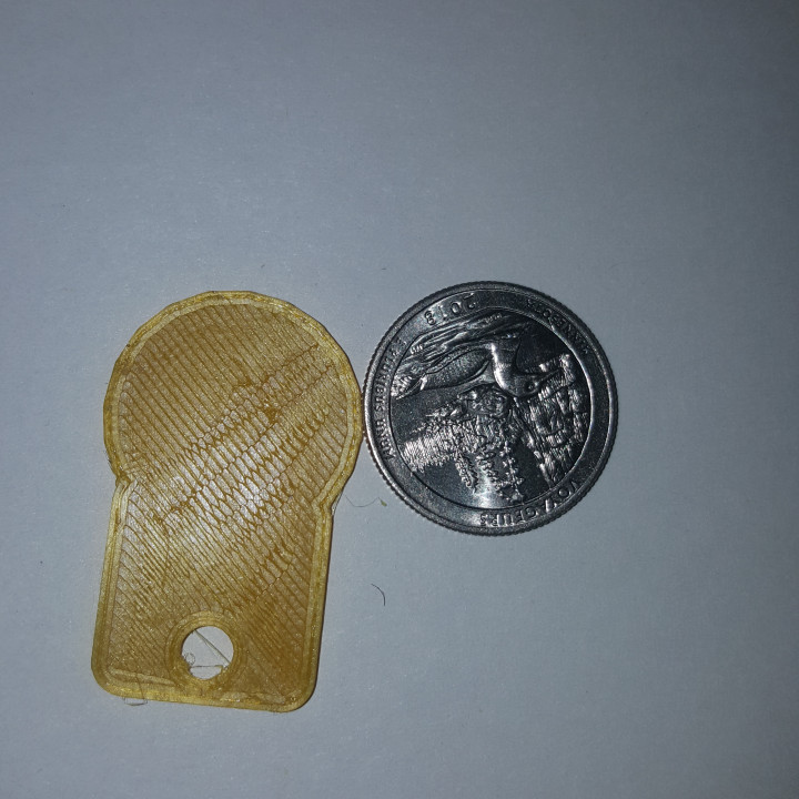 3D Printable Shopping Cart Token by living in 3d