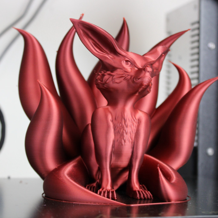 3D Printable Adolescent Nine-Tails by Jukka Seppänen