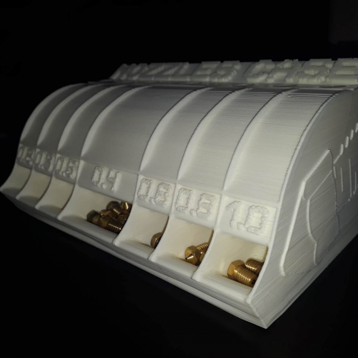 3D Printable Nozzles Case by Rafael Cordeiro Vieira
