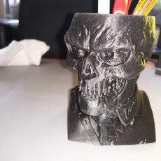 3D Printable Red Skull by Jason Smith
