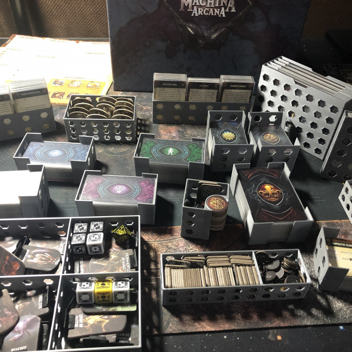 3D Print of Machina Arcana Organizer by mindlessmeeple