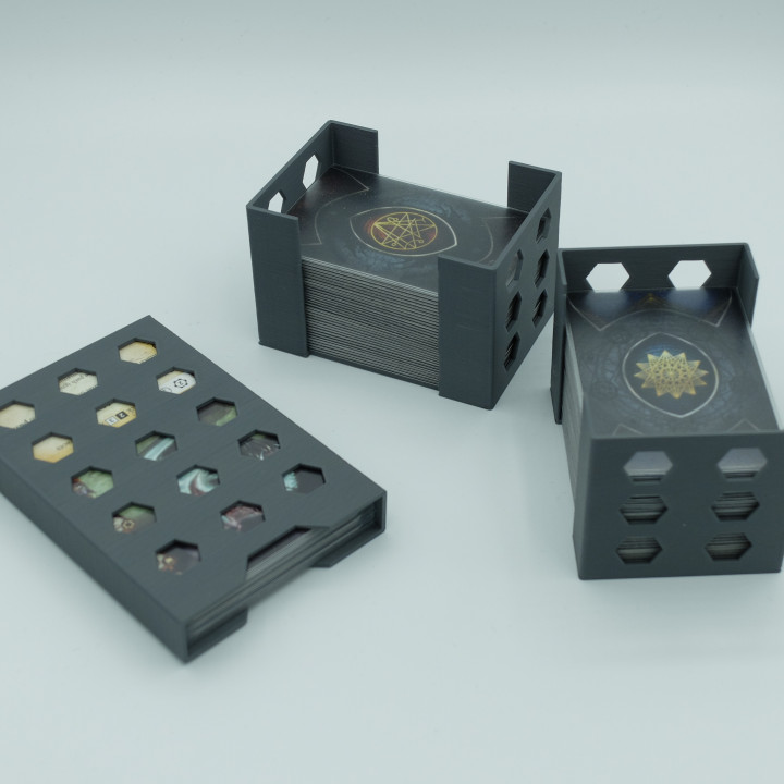 3D Printable Machina Arcana Organizer by Patrickson Day