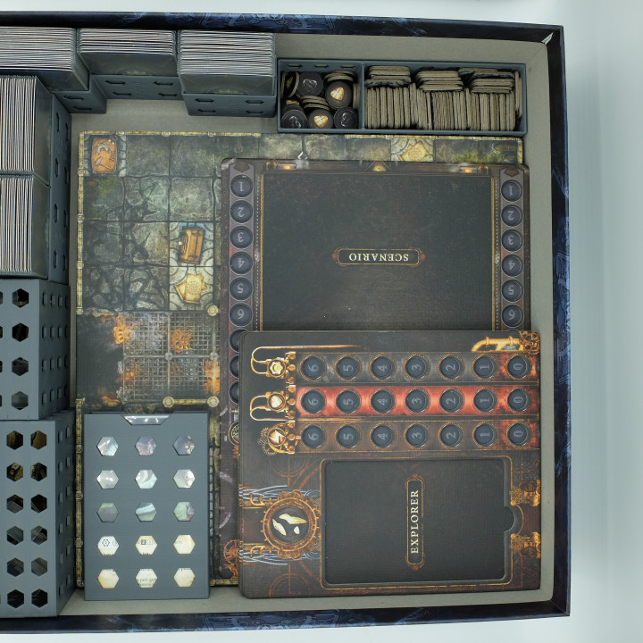 3D Printable Machina Arcana Organizer by Patrickson Day