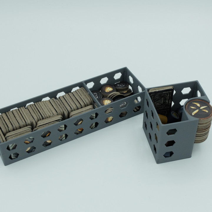 3D Printable Machina Arcana Organizer by Patrickson Day
