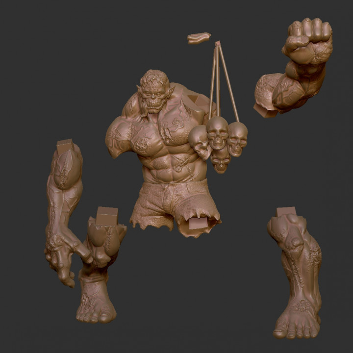 3D Printable BULK zombie by 3DprintingRealms
