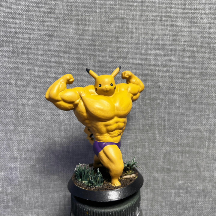 3D Print of Ultra swole Pikachu by LGEST