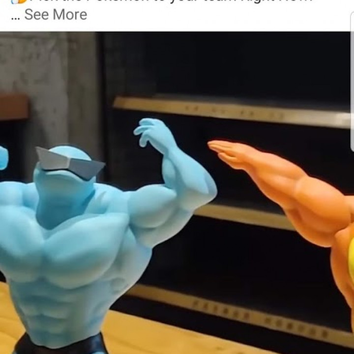 3D Print of Ultra swole Pikachu by joshoh