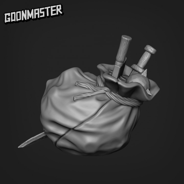 3D Printable Loot Bag by Goon Master