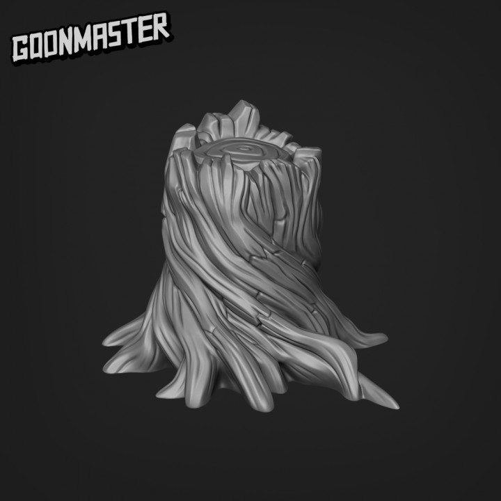 3D Printable Tree Stump by Goon Master