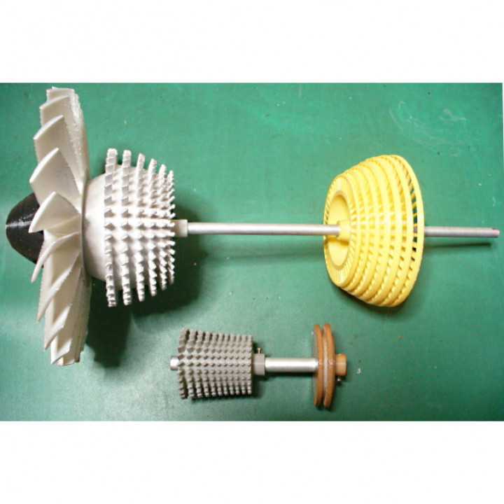 3D Printable Jet Engine; 2-Spool, Current, Big by Motoo Kondo