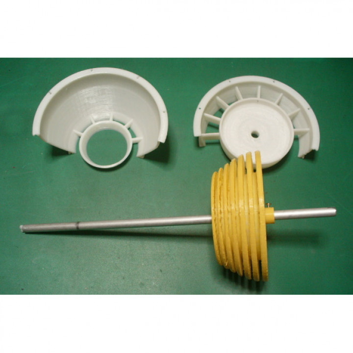 3D Printable Jet Engine; 2-Spool, Current, Big by Motoo Kondo