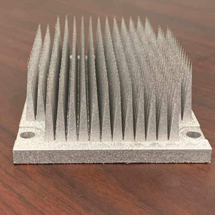 3D Printable Spiked Heat Sink Design by Sabrina Russell
