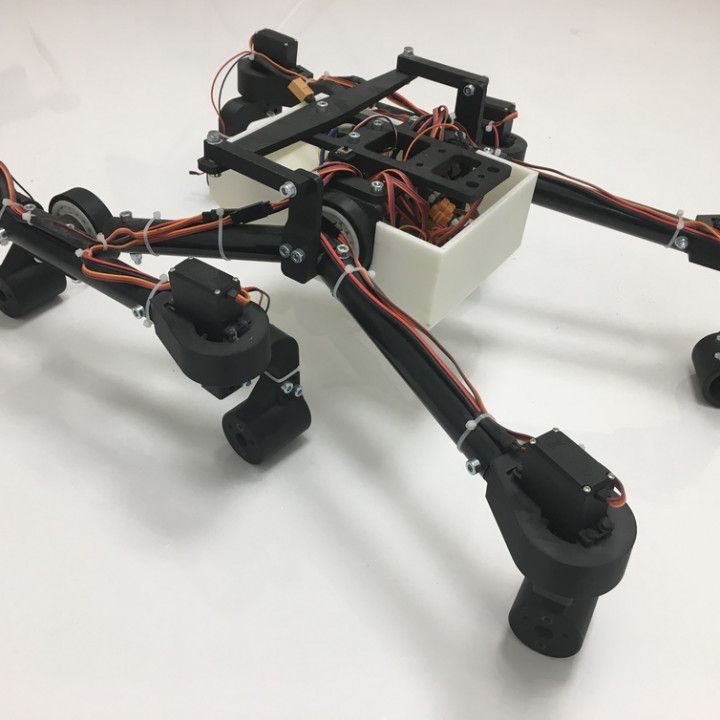 3D Printable MARS Rover (Radio Controlled) by kosi