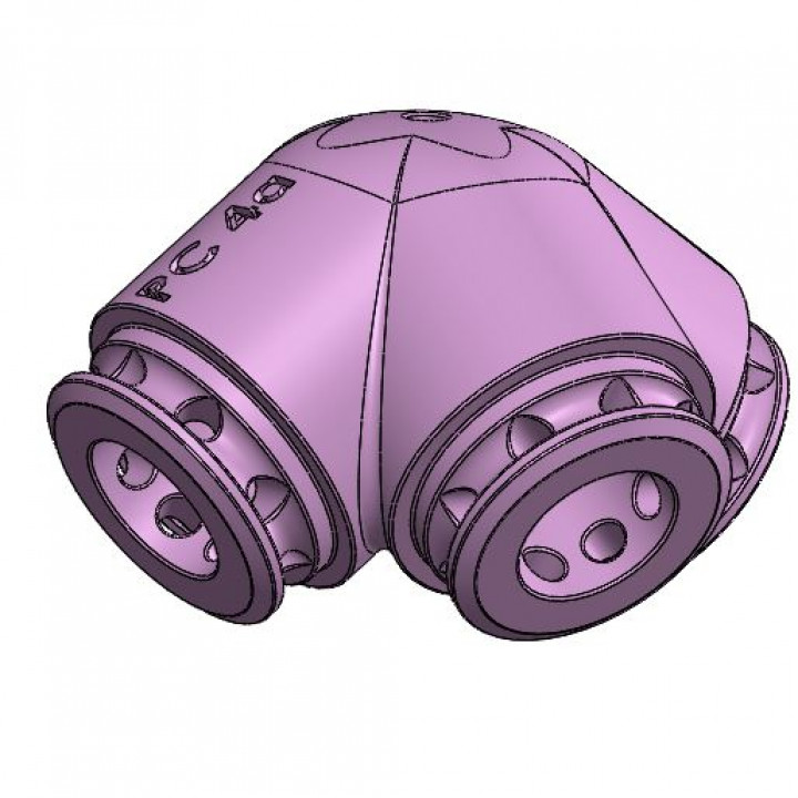 3D Printable PC 4a - Pipe Corner by Bjørn Heide