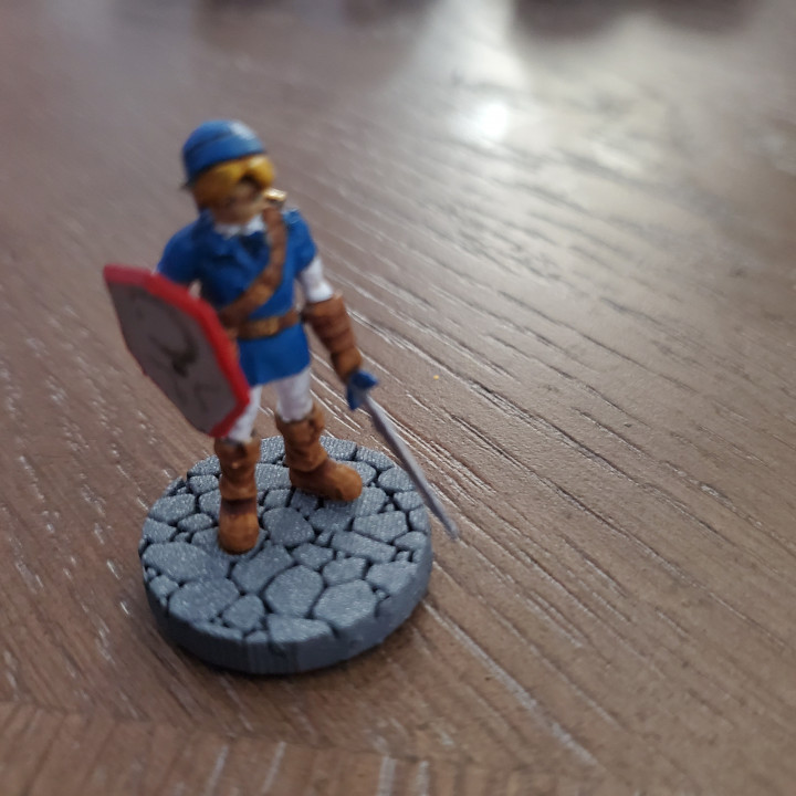 3D Printable Fantasy miniature bases by Jeffery Fisher