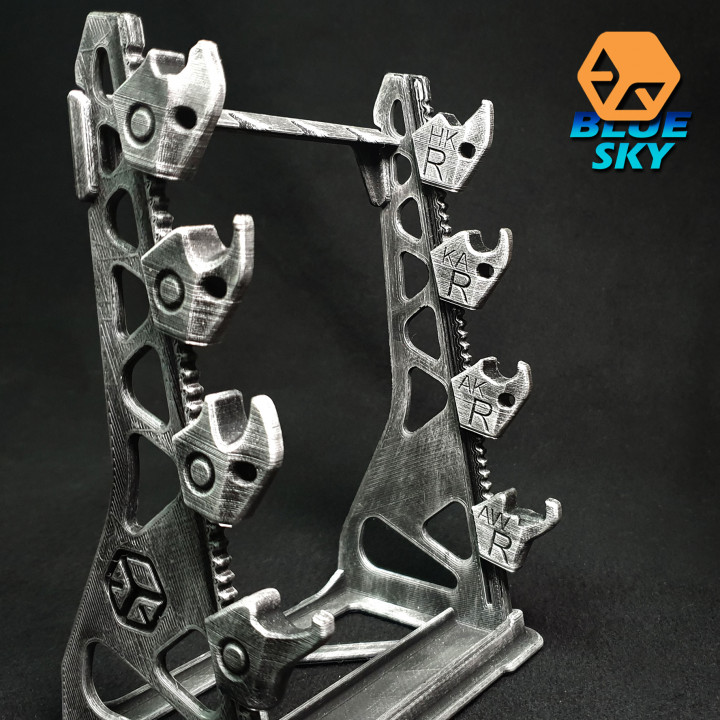 3D Printable Hook for Gun Rack 1/4 Scale by Sky Ha