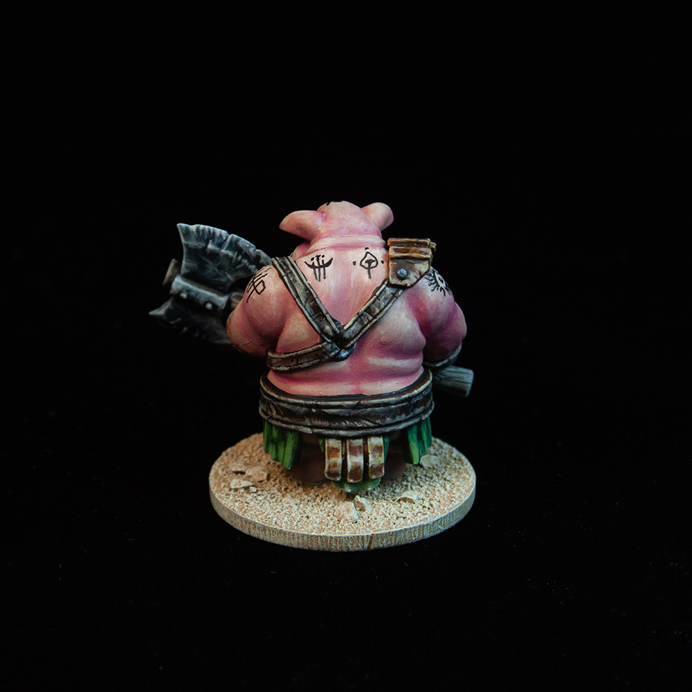 3D Printable Pig Man - Axe Pig by Goon Master