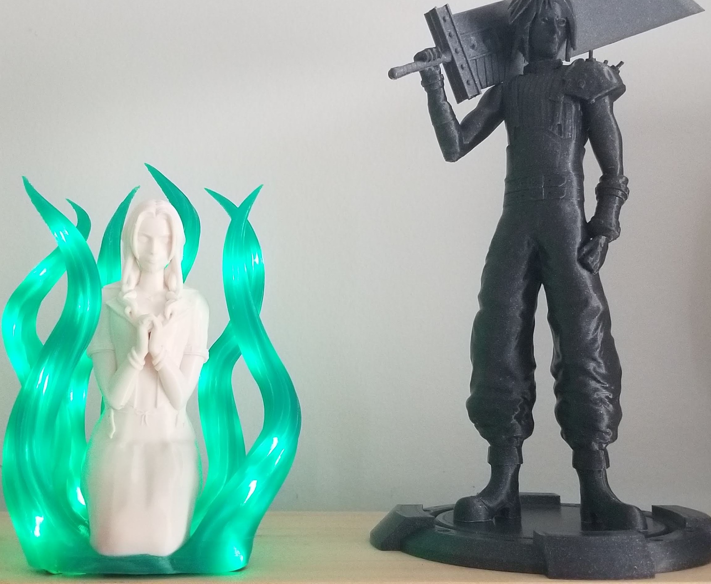 3D Printable Aerith by Jukka Seppänen