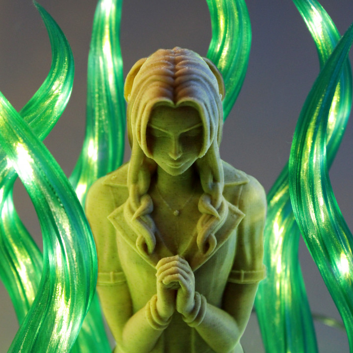 3D Printable Aerith by Jukka Seppänen