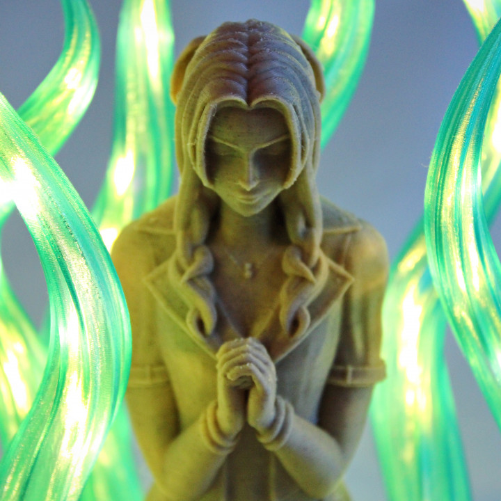 3D Printable Aerith by Jukka Seppänen