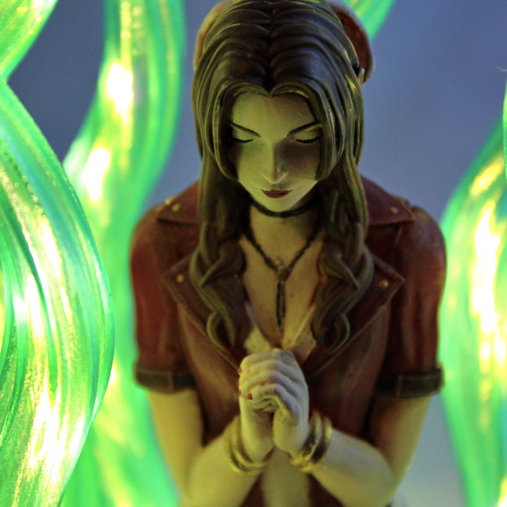 3D Printable Aerith by Jukka Seppänen