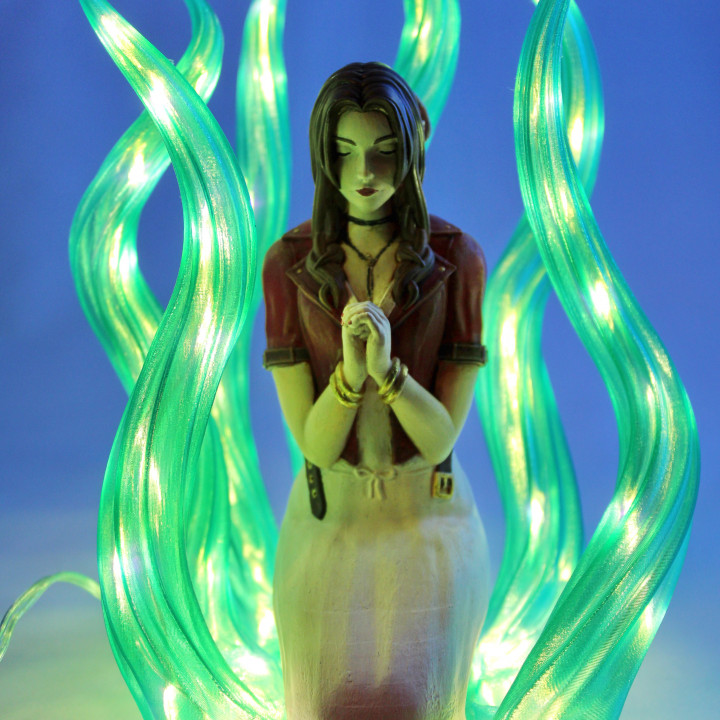 3D Printable Aerith by Jukka Seppänen