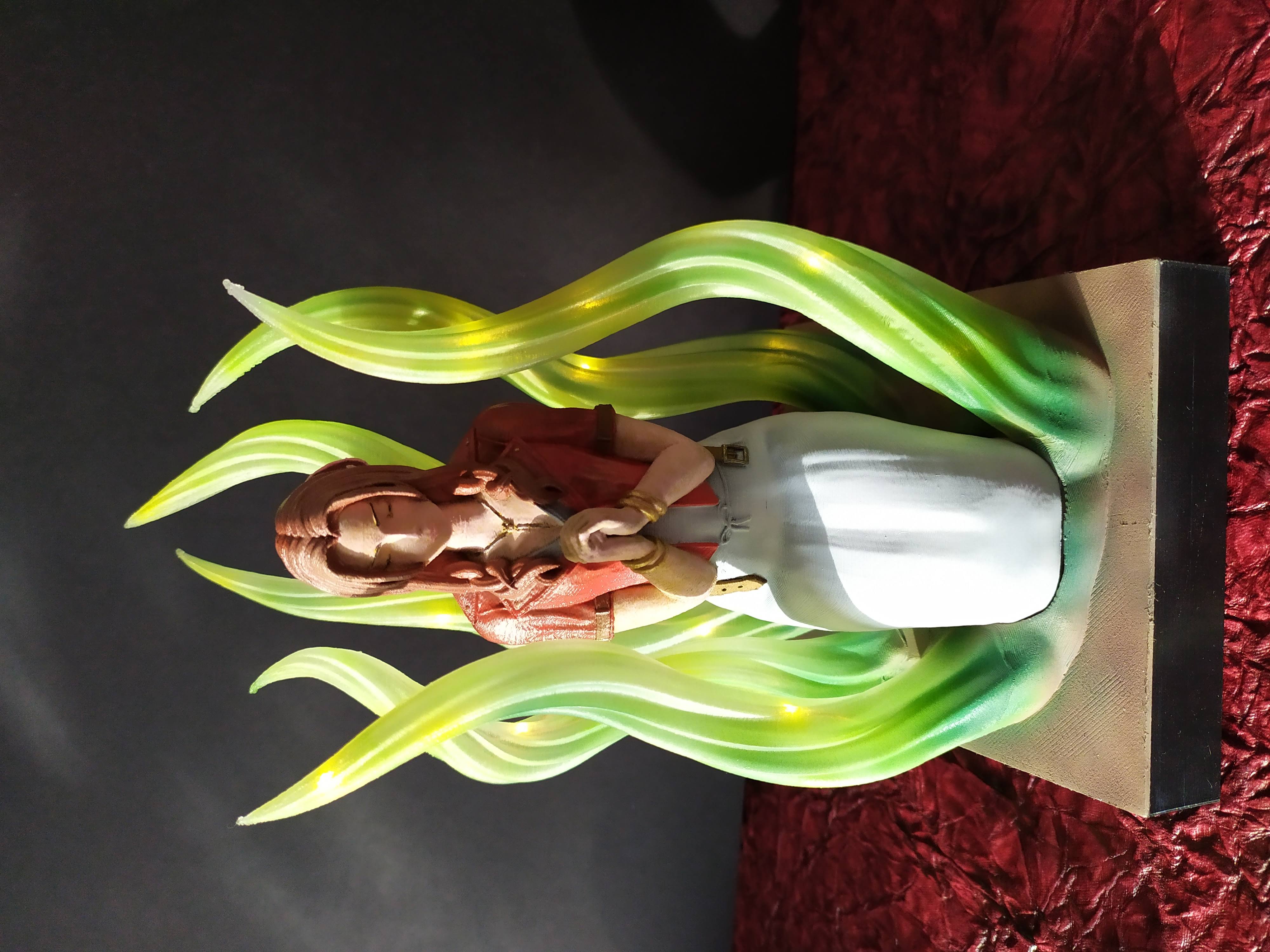 3D Printable Aerith by Jukka Seppänen