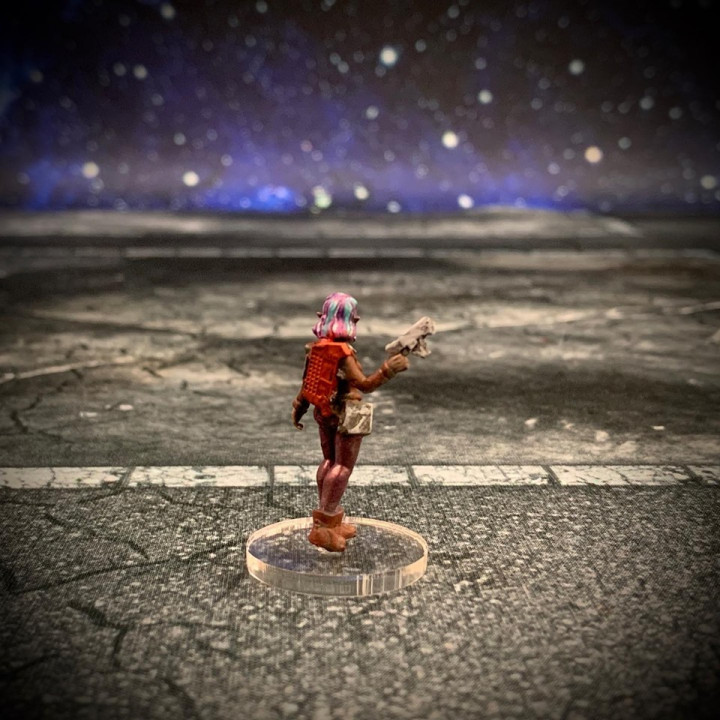 3D Printable Mytho-Resistance: Elf Technomancer by Ill Gotten Games