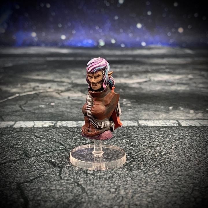 3D Printable Mytho-Resistance: Elf Technomancer by Ill Gotten Games