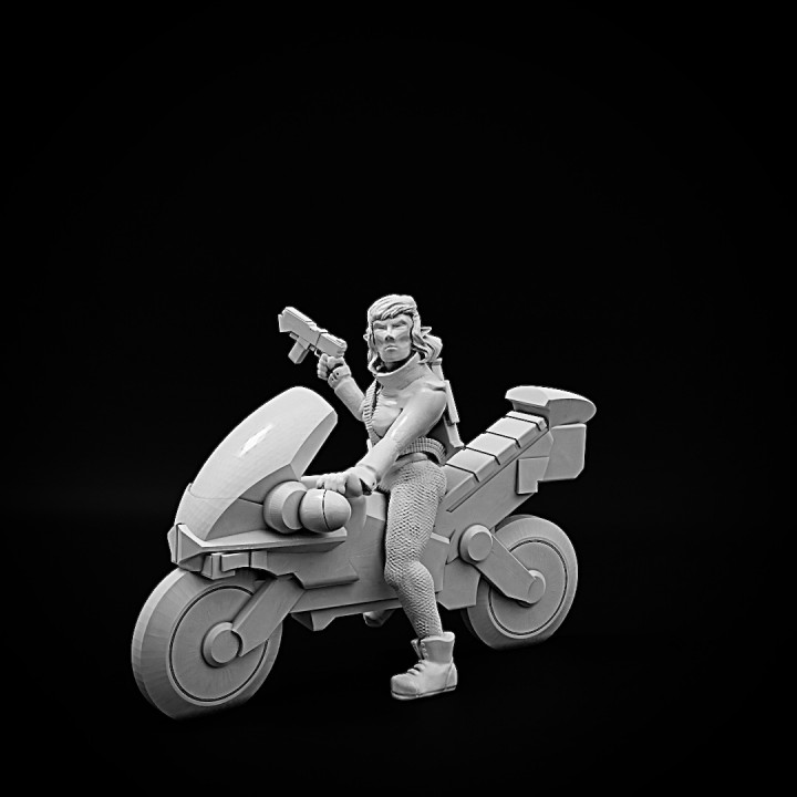 3D Printable Mytho-Resistance: Elf Technomancer by Ill Gotten Games