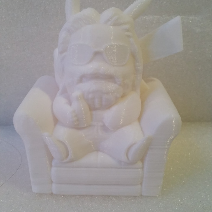 3D Print of Pikachu X Thor (Pokemon/Thor) by absallysdugratin