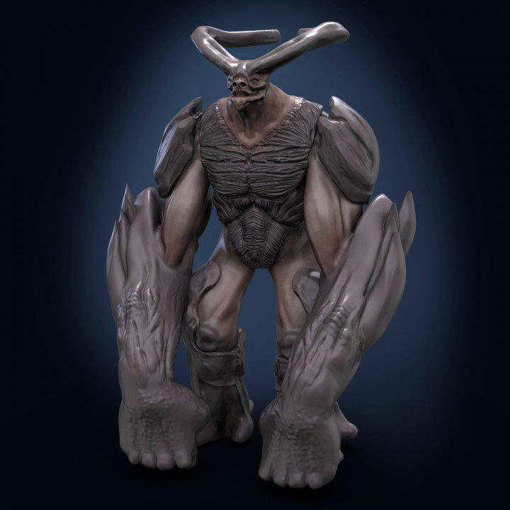 3D Printable Golem miniature by Andrea Crazer