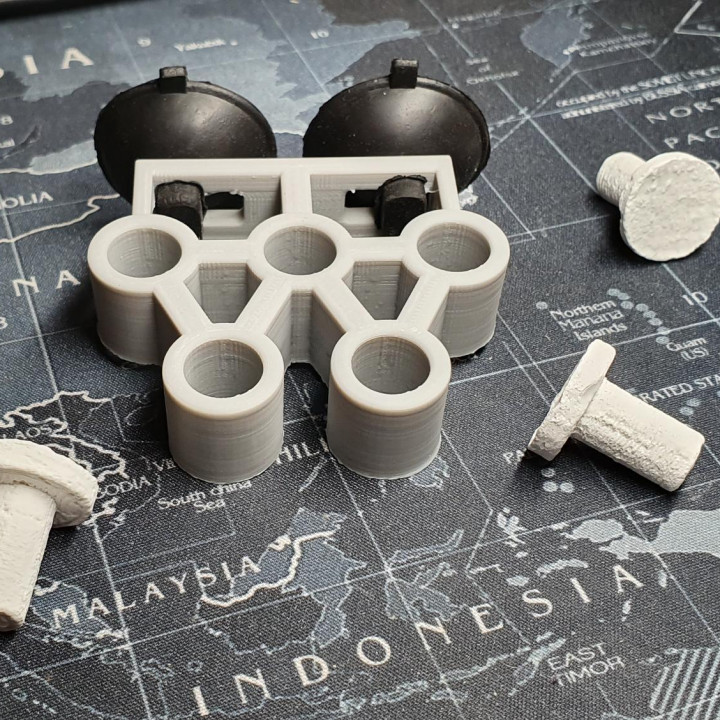 3D Printable Frag Rack by Alex Maker